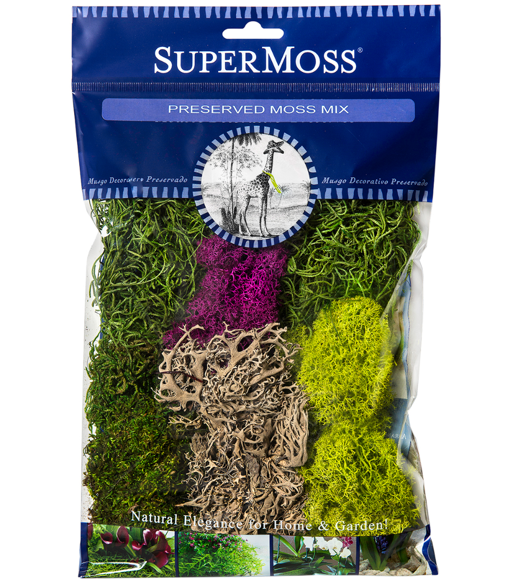 Moss Mix Assorted SuperMoss 2oz | Botaniful